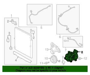 2016-2023 Toyota Tacoma Compressor 88320-04070 | Toyota Parts Center
