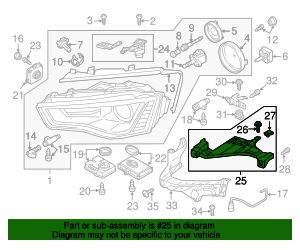 8T0-941-453-B - Headlight Bracket 2013 Audi | Audi OEM Parts