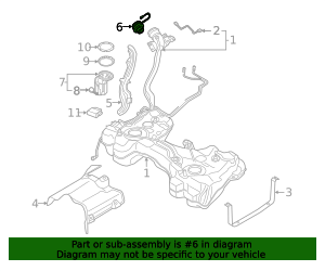 2023-2024 Audi Fuel Tank Cap 5WA-201-550-AT | Audi OEM Parts Guy