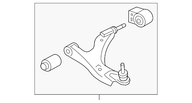 2010-2017 GM Front Driver Side Suspension Lower Control Arm 20945779 GM ...