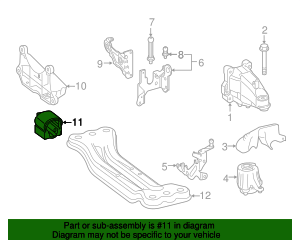213-240-61-00 - Automatic Transmission Mount 2019-2023 Mercedes-Benz ...
