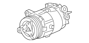 (Replaces 84338709) Compressor Kit 86792435 GM | GMPartsDirect.com