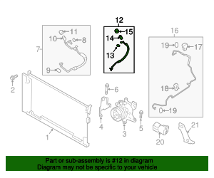 2014-2018 Subaru Forester Discharge Hose 73424SG000 | TascaParts.com