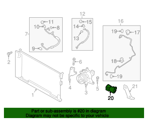 2003-2024 Subaru Sensor 73731FC003 | Subaru Parts Store
