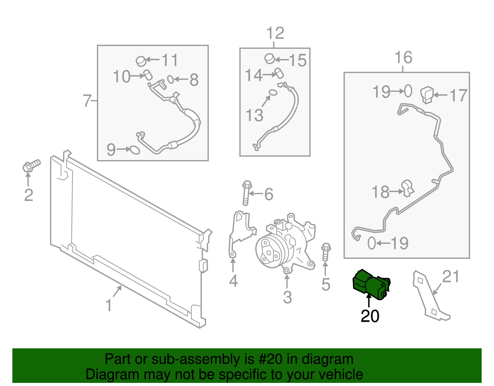 2003-2024 Subaru Sensor 73731FC003 | Subaru Parts Store