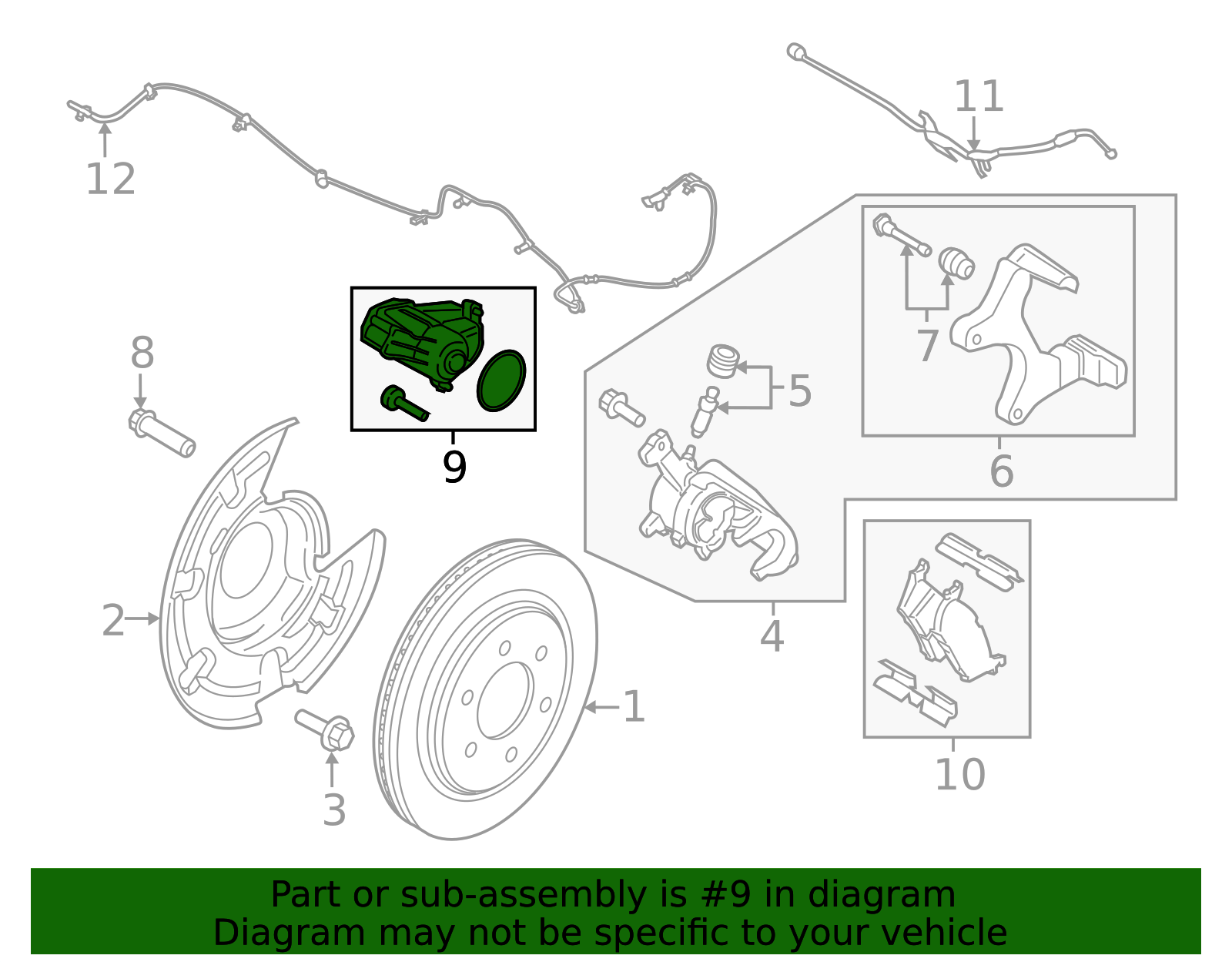 2019-2024 Ford F-150 Parking Brake Actuator KL3Z-2B712-A | Ford OEM ...