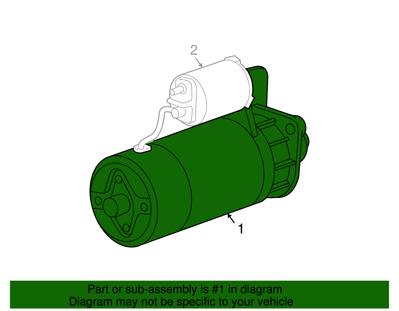 Genuine Starter 2006-2012 BMW Part# 12-41-2-354-701 | My Bimmer Parts