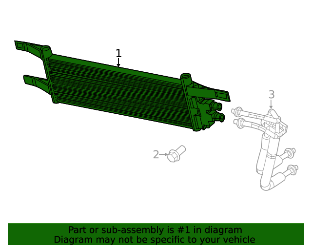 2017-2019 Jeep Compass Trans Cooler 68249191AB | TascaParts.com