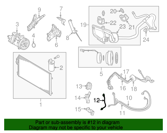 31332755 - AC Line - 2012-2016 Volvo | Volvo OEM Parts Direct