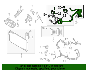 2014-2018 Volvo A/C Pipe 31449251 | TascaParts.com