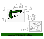 2014-2017 Buick Front Driver Side Suspension Strut Yoke 22855041 GM ...