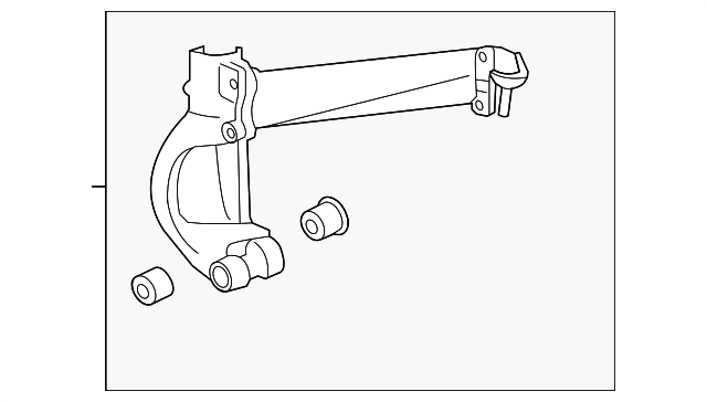 2014-2017 Buick Front Driver Side Suspension Strut Yoke 22855041 GM ...