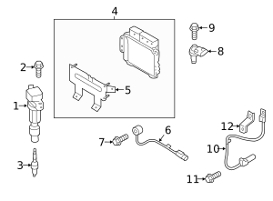 2015-2021 Hyundai Spark Plug 18849-08080 | OEM Parts Online
