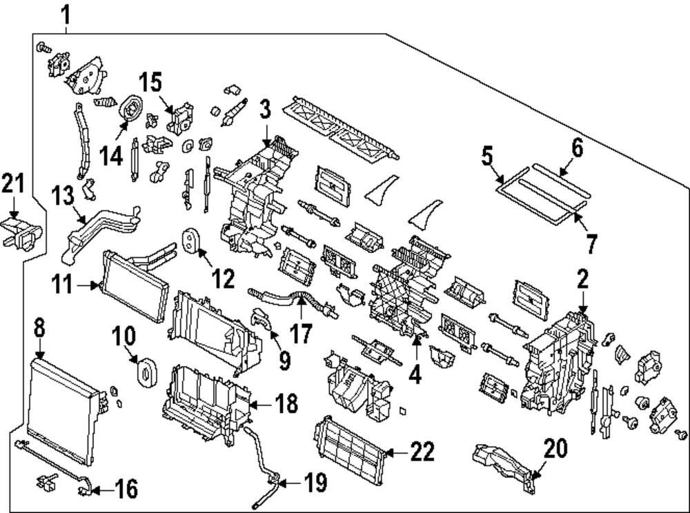 2024-2025 Hyundai Sonata A/C Evaporator Core Case 97135-N0000 | Retail ...