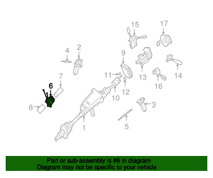 221-462-02-96 - Steering Coupling Boot 2007-2014 Mercedes-Benz ...