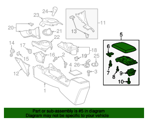 2014-2016 Scion tC Lid Assembly 58905-21090-B1 | Toyota Parts Center