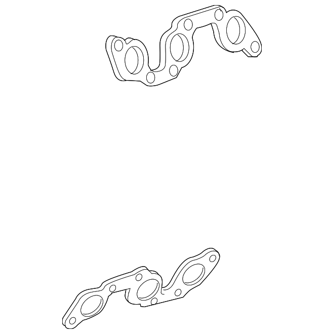 17173-20030 - Exhaust Manifold Gasket (Left) - 2004-2010 Toyota | OEM ...