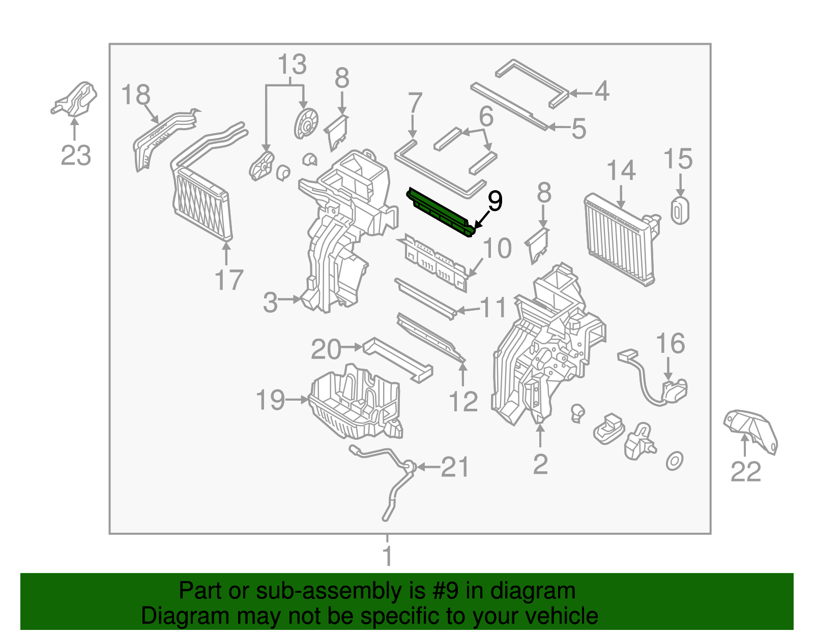 2018-2023 Kia Rio Door 97147-F9000 | TascaParts.com