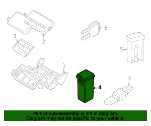 2012-2023 Land Rover Multi-Purpose Fuse LR075973 | OEM Parts Online