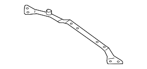 51757262626 - 2012-2021 BMW Under Cover Rear Bracket (51-75-7-262-626 ...