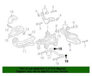2000-2023 Toyota Lower Control Arm Lock Nut 90080-17221 | Camelback ...