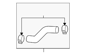 Genuine Upper Hose for 2016-2021 Hyundai Tucson | Part# 25414-D3500 ...
