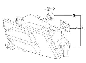 92201-R5000 - Fog Lamp Assembly 2021-2024 Kia Sorento | Kia.Parts Store