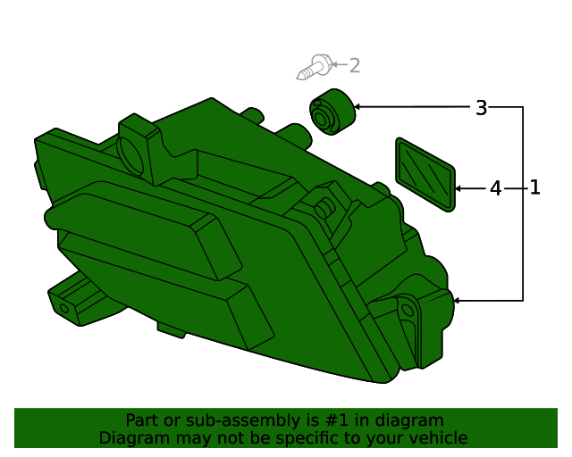 92201-P2000 - Fog Lamp Assembly 2021-2024 Kia Sorento | Kia.Parts Store