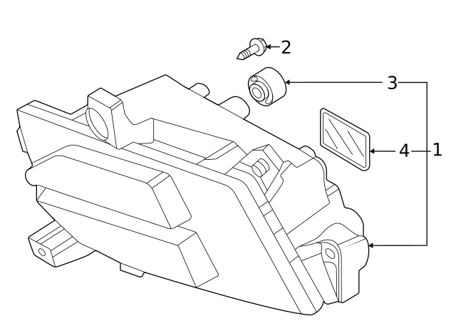 92202-P2000 - Fog Lamp Assembly 2021-2024 Kia Sorento | Kia.Parts Store
