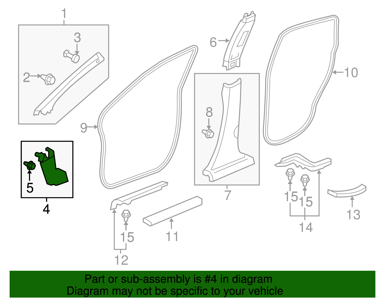 2012-2014 Honda CR-V Cowl Kick Panel 83111-T0A-A01ZB | hondapartswd