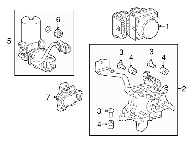 2016-2022 Toyota Actuator Assembly 44050-47060 | OEM Parts Online