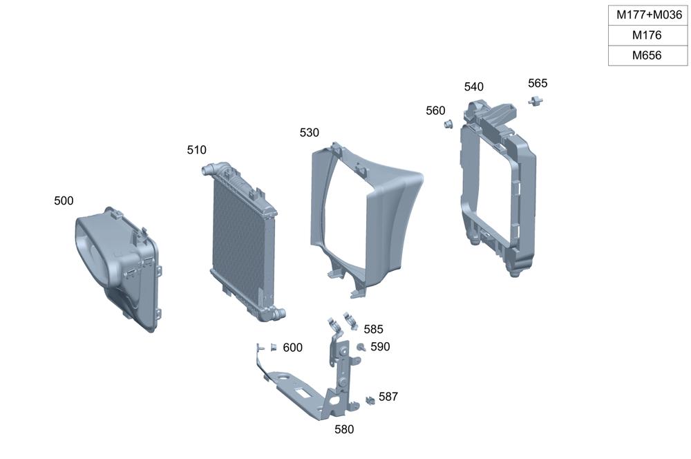 1675051600 - Air Duct Segment 2020-2025 Mercedes-Benz | Mercedes-Benz ...