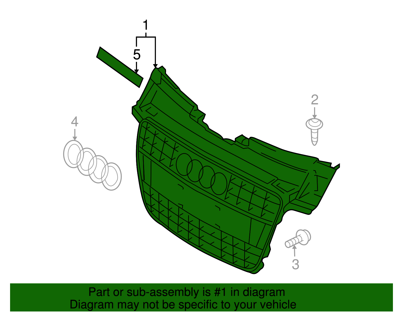 420-853-651-G-T94 - Grille 2010-2012 Audi R8 | Audi OEM Parts