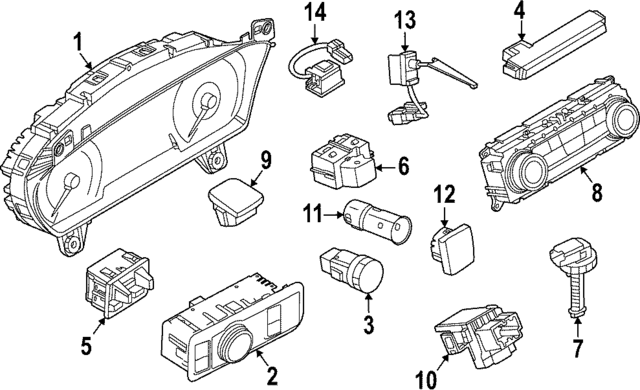 M1PZ-14A318-B - Led Unit 2022-2024 Ford Maverick | AutoNation Parts