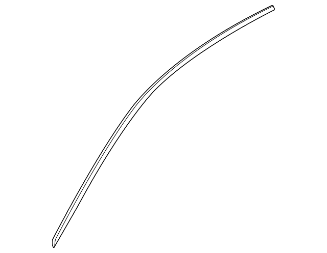 2016-2025 Chevrolet Malibu Front Driver Side Door Window Upper Reveal ...