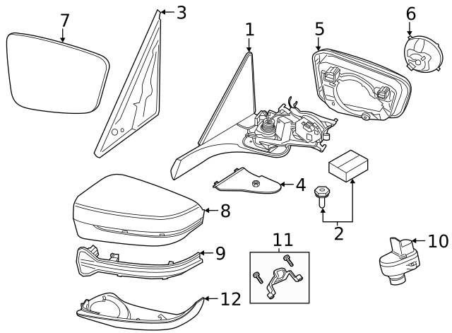 51167418817 - 2020-2024 BMW Lower Cover (51-16-7-418-817) | BMW of ...