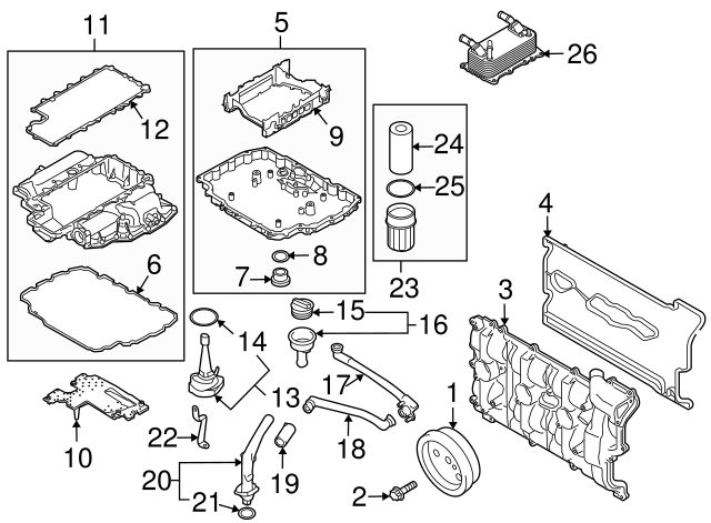 Genuine Porsche 0PB-115-466-A |Oil Filter Element | FREE Shipping on ...