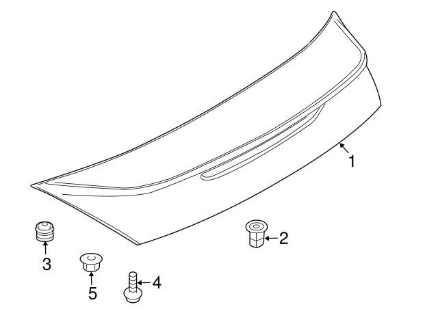 2015-2020 Nissan 370Z Spoiler 96030-6GA4A | My Nissan Part