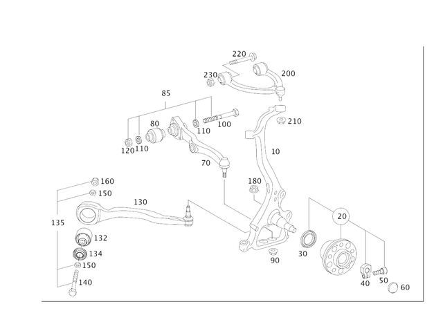 000-990-43-60 - Clamp Nut 1954-2023 Mercedes-Benz | Mercedes-Benz USA Parts