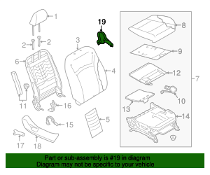 2015-2019 Subaru Inner Finish Panel 64115AL25AVH | Subaru Parts Store