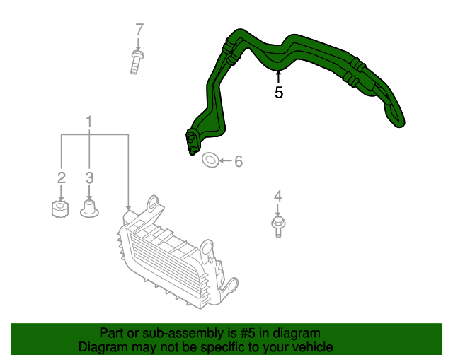 Genuine BMW 17-22-7-585-927 | Cooler Line | FREE Shipping on Most ...