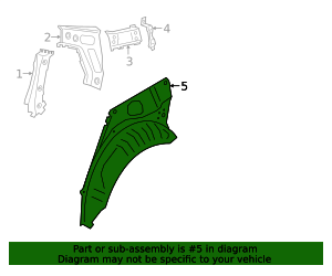 41-00-7-488-085 - Wheel arch outer rear left 2019-2024 BMW | AutoNation ...