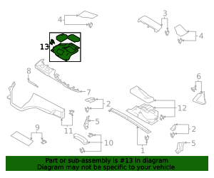 2020-2025 Subaru Under Cover 66066AN00A | Subaru Parts Store