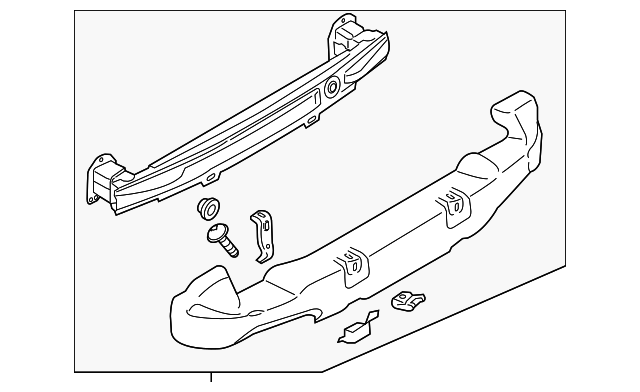 2012-2016 Porsche 911 Bumper Impact Bar 991-505-141-01 | Gaudin Porsche ...
