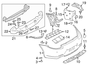 2012-2016 Porsche 911 Bumper Cover 991-505-020-A3 | Porsche Marin
