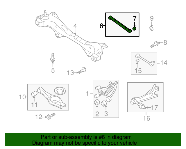 2006-2010 Kia Optima Upper Control Arm 55100-2G000 | QuirkParts