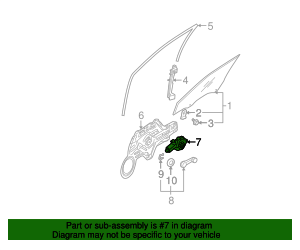 82460-2F000 - Window Motor 2004-2009 Kia | Kia.Parts Store