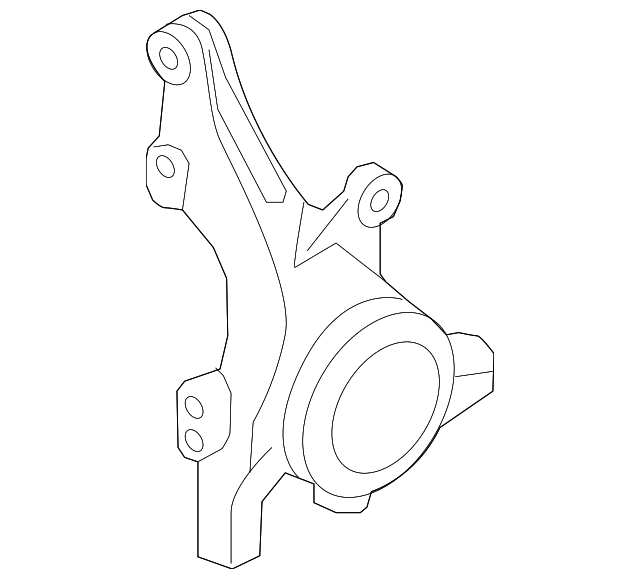 2006-2010 Kia Knuckle - Driver's Side (LH) 51715-1D100 | TascaParts.com