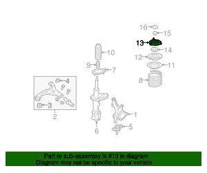 54620-1D000 - Strut Mount 2007-2010 Kia Rondo | Kia.Parts Store