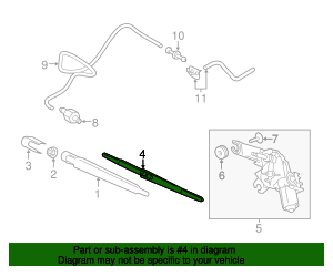 2015-2021 Kia Wiper Blade 98850 2W000 | TascaParts.com
